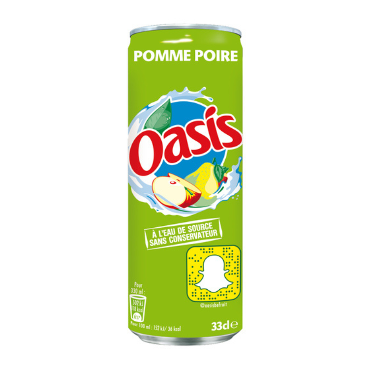 Oasis Appel Peer 24x330ml
